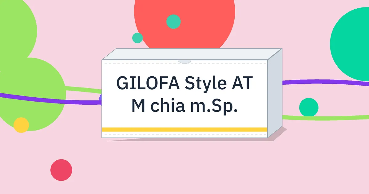 Symbolbild: Packung mit der Aufschrift GILOFA Style AT M chia m.Sp. (PZN 16728229) – Verfügbarkeit und Bezug in Apotheken in Frankfurt am Main
