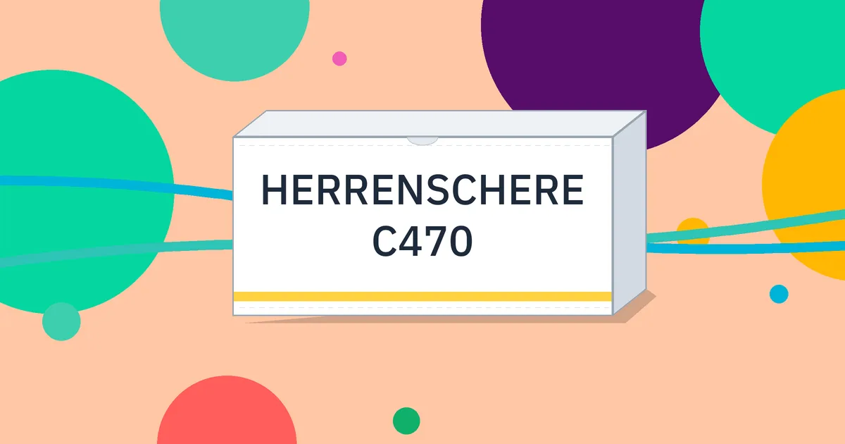 Symbolbild: Packung mit der Aufschrift HERRENSCHERE C470 (PZN 01451845) – Verfügbarkeit und Bezug in Apotheken in Frankfurt am Main