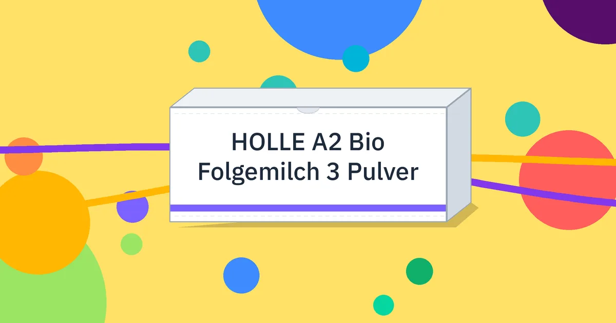 Symbolbild: Packung mit der Aufschrift HOLLE A2 Bio Folgemilch 3 Pulver (PZN 17537098) – Verfügbarkeit und Bezug in Apotheken in Frankfurt am Main