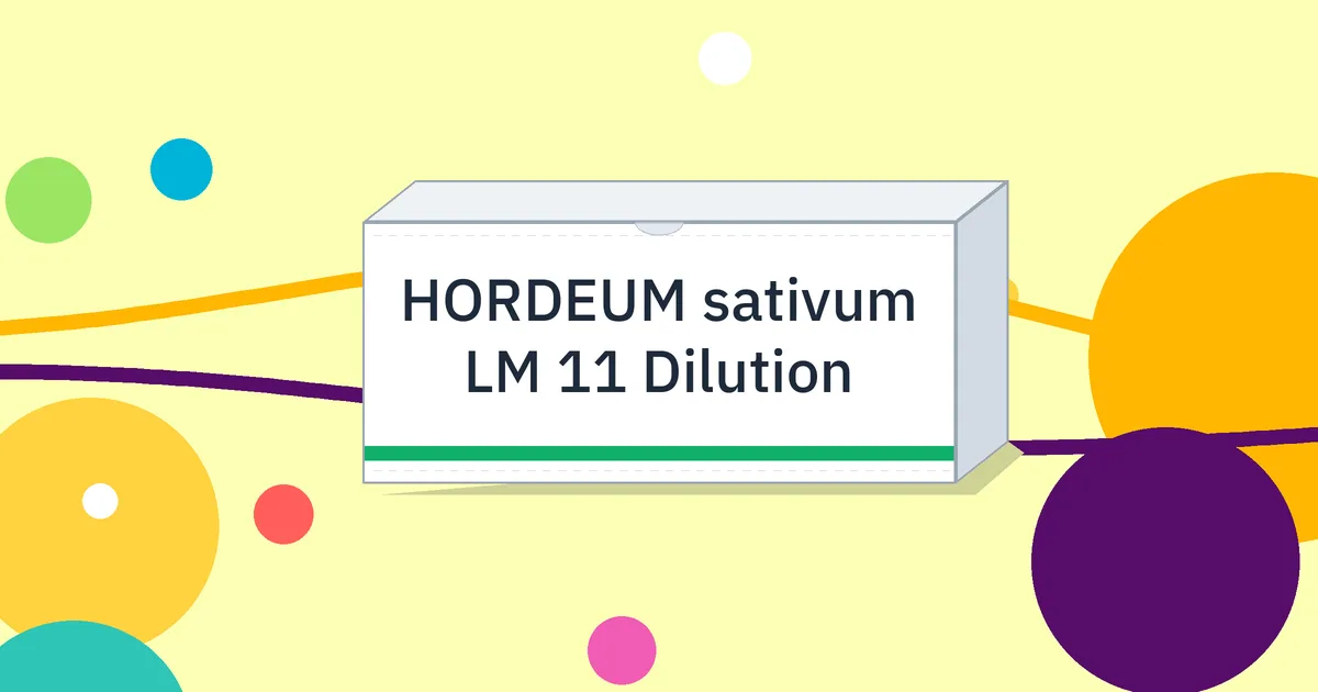 Symbolbild: Packung mit der Aufschrift HORDEUM sativum LM 11 Dilution (PZN 13555811) – Verfügbarkeit und Bezug in Apotheken in Frankfurt am Main