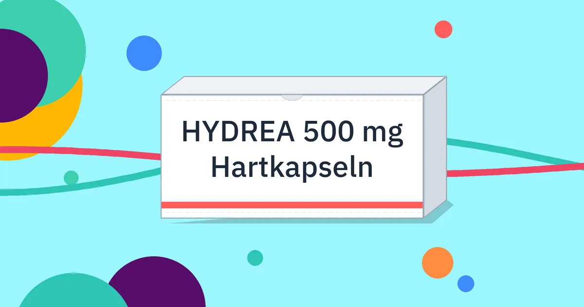 Symbolbild: Packung mit der Aufschrift HYDREA 500 mg Hartkapseln (PZN 11883221) – Verfügbarkeit und Bezug in Apotheken in Frankfurt am Main