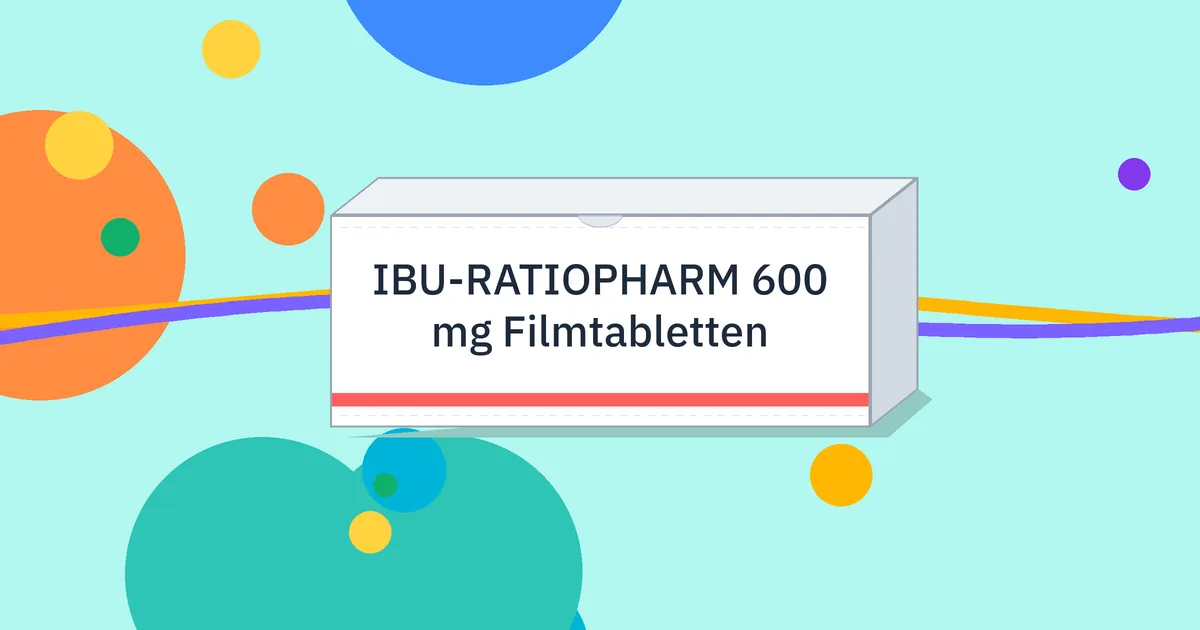 Symbolbild: Packung mit der Aufschrift IBU-RATIOPHARM 600 mg Filmtabletten (PZN 08531300) – Verfügbarkeit und Bezug in Apotheken in Frankfurt am Main