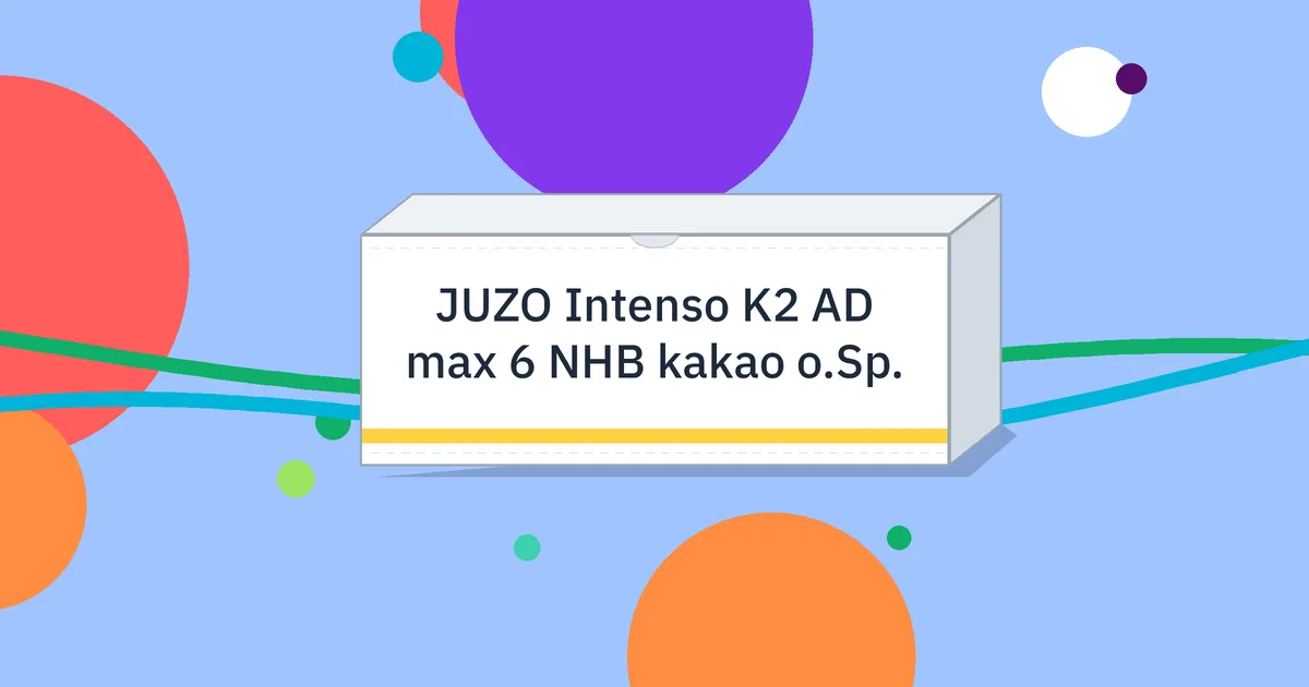 Symbolbild: Packung mit der Aufschrift JUZO Intenso K2 AD max 6 NHB kakao o.Sp. (PZN 18623575) – Verfügbarkeit und Bezug in Apotheken in Frankfurt am Main