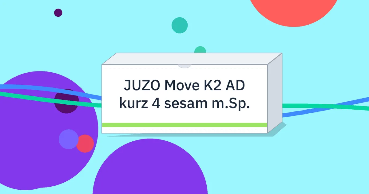 Symbolbild: Packung mit der Aufschrift JUZO Move K2 AD kurz 4 sesam m.Sp. (PZN 18508578) – Verfügbarkeit und Bezug in Apotheken in Frankfurt am Main