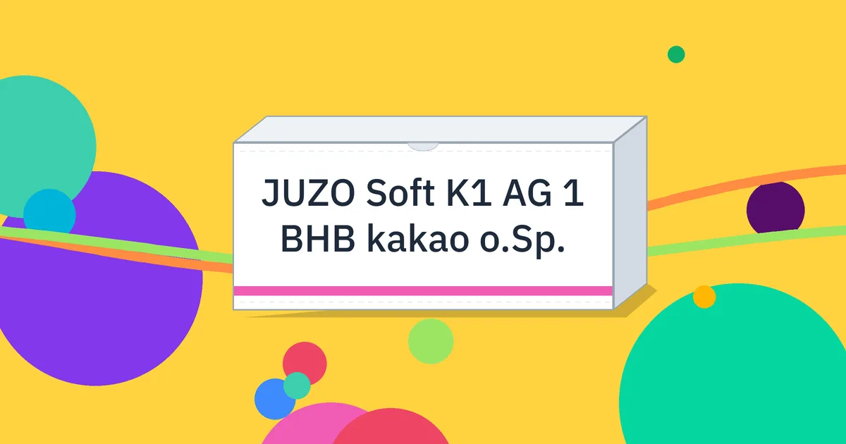Symbolbild: Packung mit der Aufschrift JUZO Soft K1 AG 1 BHB kakao o.Sp. (PZN 14821841) – Verfügbarkeit und Bezug in Apotheken in Frankfurt am Main