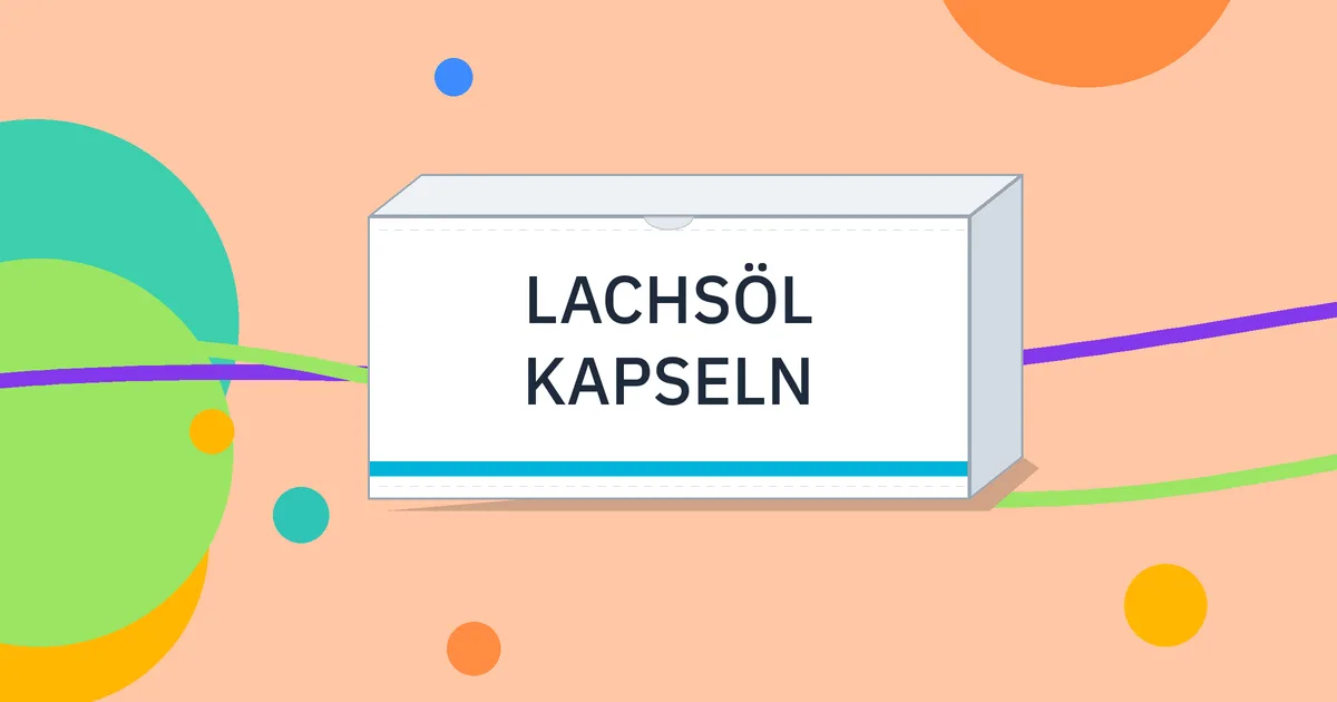 Symbolbild: Packung mit der Aufschrift LACHSÖL KAPSELN (PZN 01503329) – Verfügbarkeit und Bezug in Apotheken in Frankfurt am Main