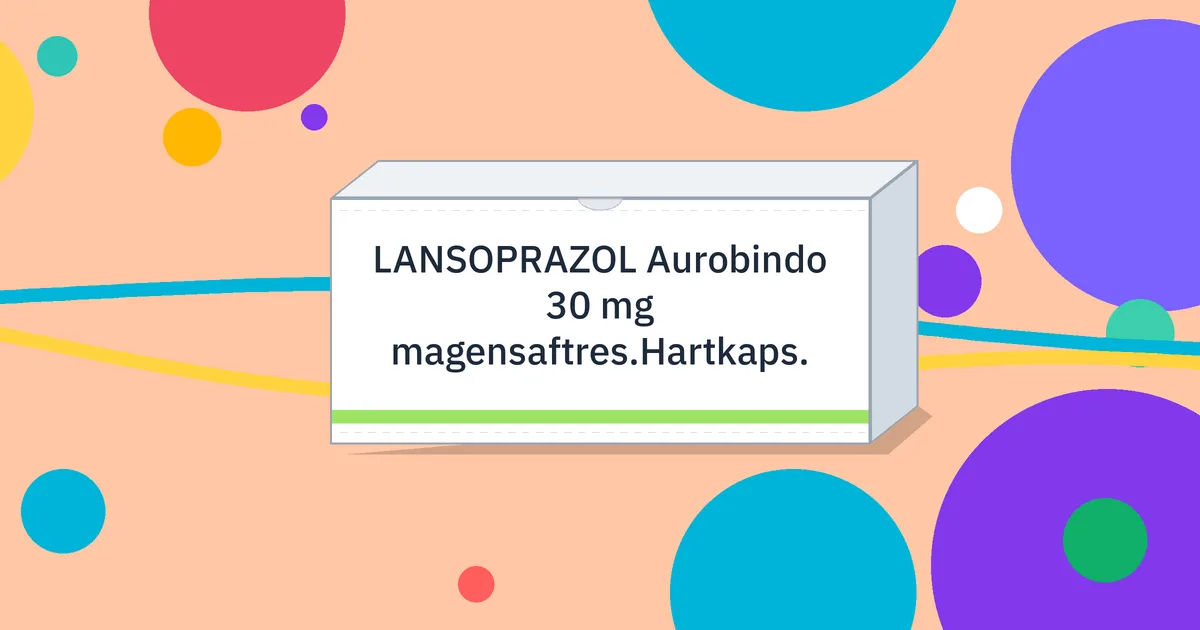 Symbolbild: Packung mit der Aufschrift LANSOPRAZOL Aurobindo 30 mg magensaftres.Hartkaps. (PZN 10945061) – Verfügbarkeit und Bezug in Apotheken in Frankfurt am Main