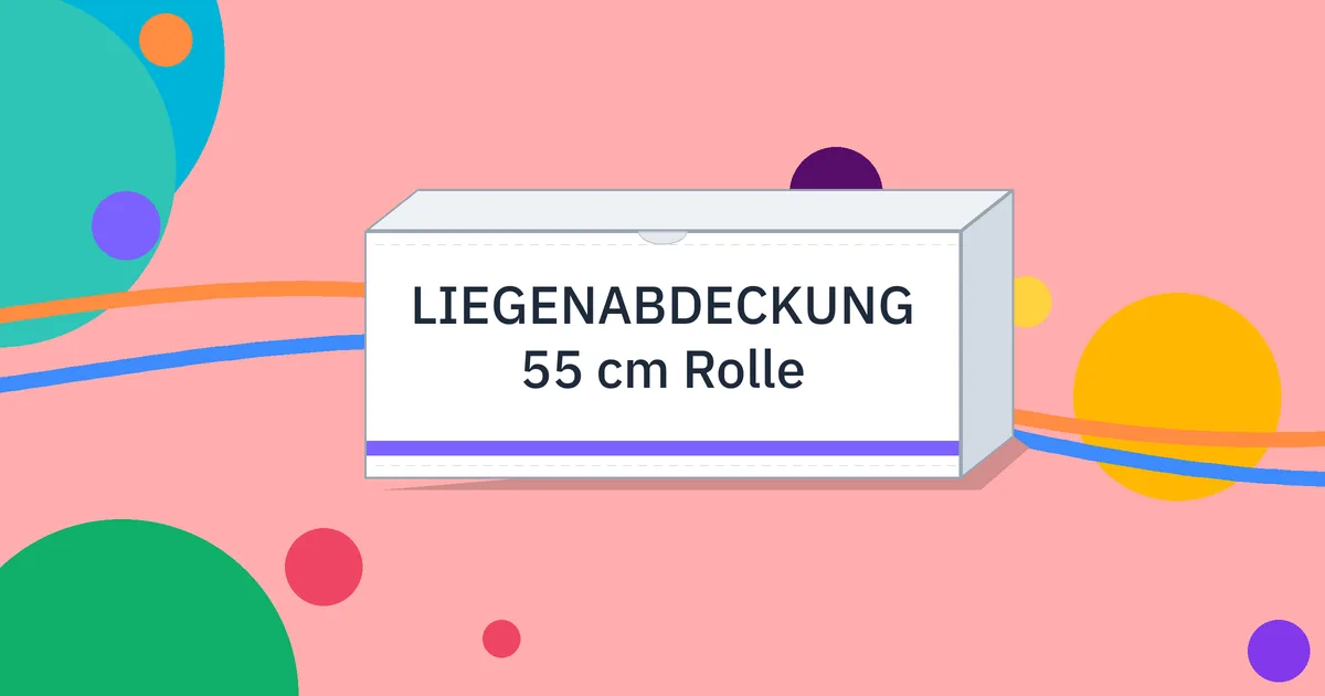 Symbolbild: Packung mit der Aufschrift LIEGENABDECKUNG 55 cm Rolle (PZN 16214855) – Verfügbarkeit und Bezug in Apotheken in Frankfurt am Main