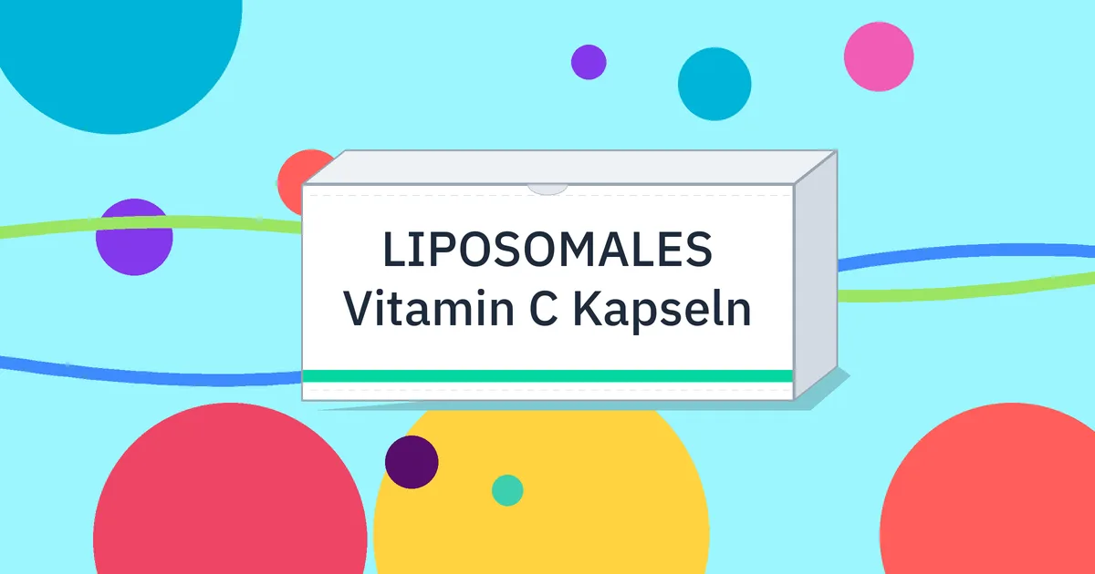 Symbolbild: Packung mit der Aufschrift LIPOSOMALES Vitamin C Kapseln (PZN 18679185) – Verfügbarkeit und Bezug in Apotheken in Frankfurt am Main
