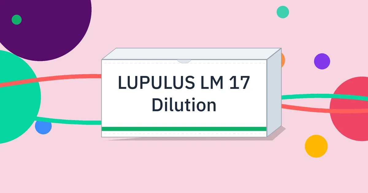 Symbolbild: Packung mit der Aufschrift LUPULUS LM 17 Dilution (PZN 12934417) – Verfügbarkeit und Bezug in Apotheken in Frankfurt am Main