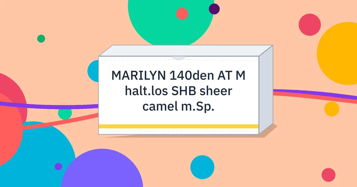 Symbolbild: Packung mit der Aufschrift MARILYN 140den AT M halt.los SHB sheer camel m.Sp. (PZN 16187029) – Verfügbarkeit und Bezug in Apotheken in Frankfurt am Main