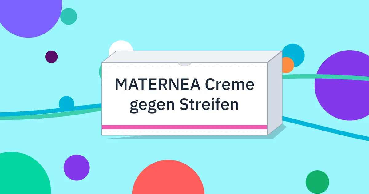 Symbolbild: Packung mit der Aufschrift MATERNEA Creme gegen Streifen (PZN 10397731) – Verfügbarkeit und Bezug in Apotheken in Frankfurt am Main