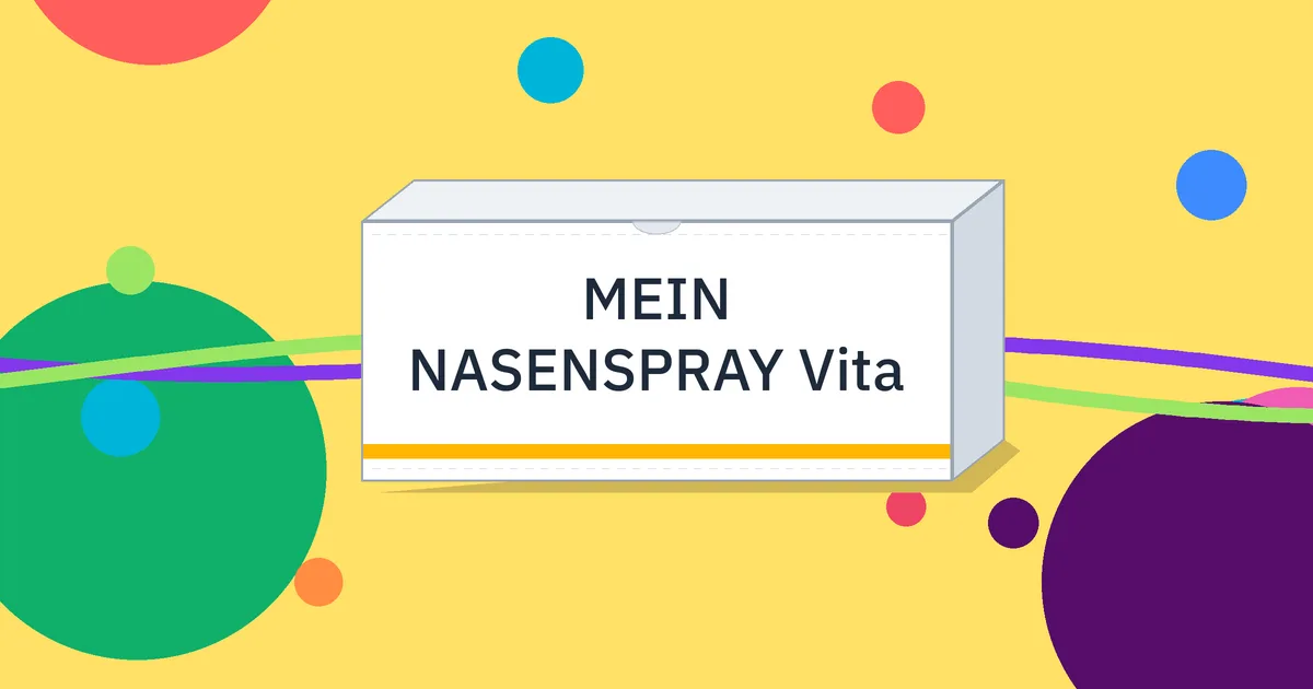 Symbolbild: Packung mit der Aufschrift MEIN NASENSPRAY Vita (PZN 14140609) – Verfügbarkeit und Bezug in Apotheken in Frankfurt am Main