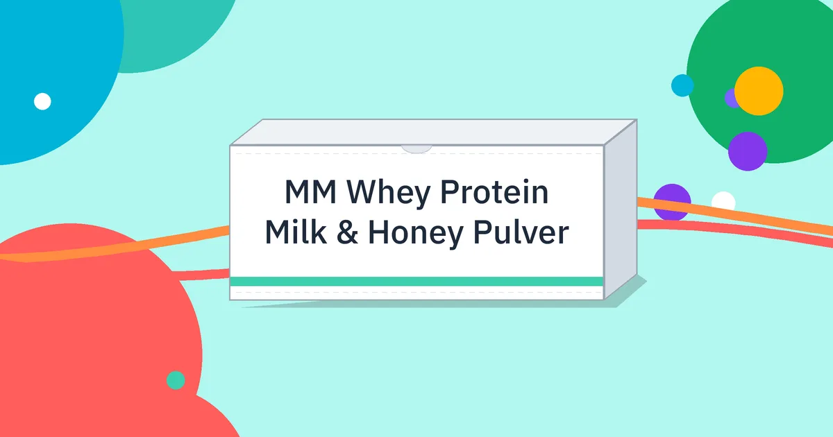 Symbolbild: Packung mit der Aufschrift MM Whey Protein Milk & Honey Pulver (PZN 16854023) – Verfügbarkeit und Bezug in Apotheken in Frankfurt am Main