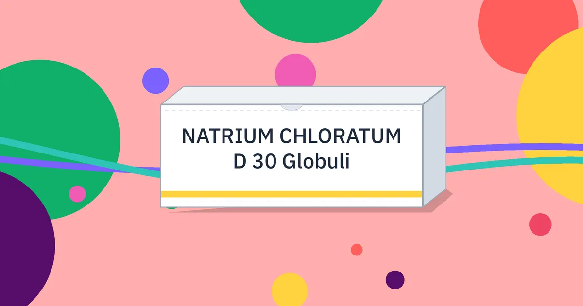 Symbolbild: Packung mit der Aufschrift NATRIUM CHLORATUM D 30 Globuli (PZN 00908981) – Verfügbarkeit und Bezug in Apotheken in Frankfurt am Main
