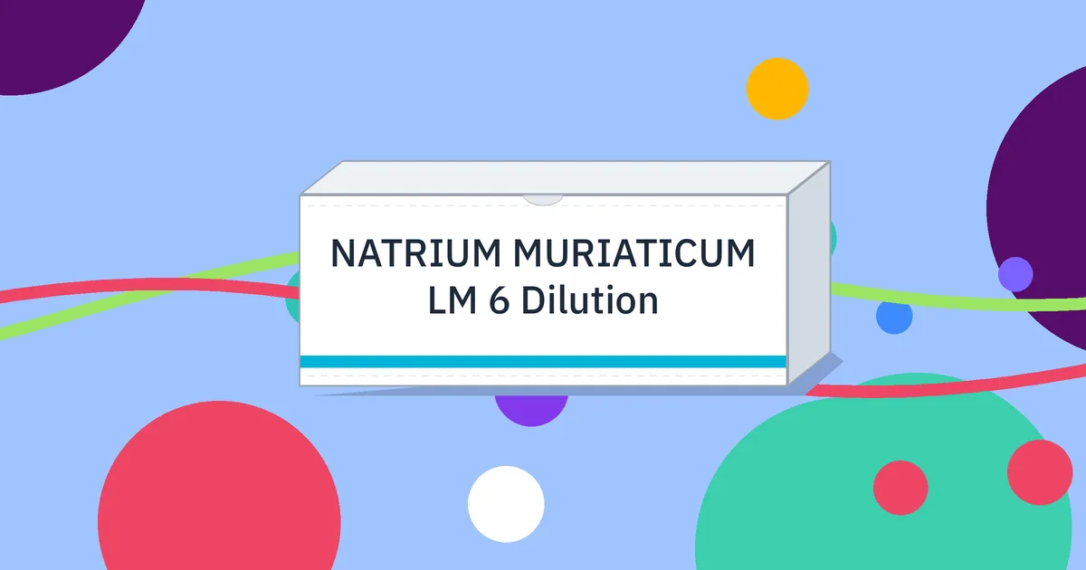 Symbolbild: Packung mit der Aufschrift NATRIUM MURIATICUM LM 6 Dilution (PZN 07541207) – Verfügbarkeit und Bezug in Apotheken in Frankfurt am Main