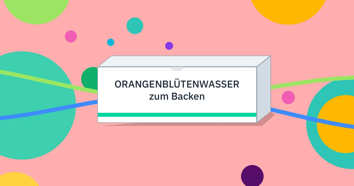 Symbolbild: Packung mit der Aufschrift ORANGENBLÜTENWASSER zum Backen (PZN 13905642) – Verfügbarkeit und Bezug in Apotheken in Frankfurt am Main
