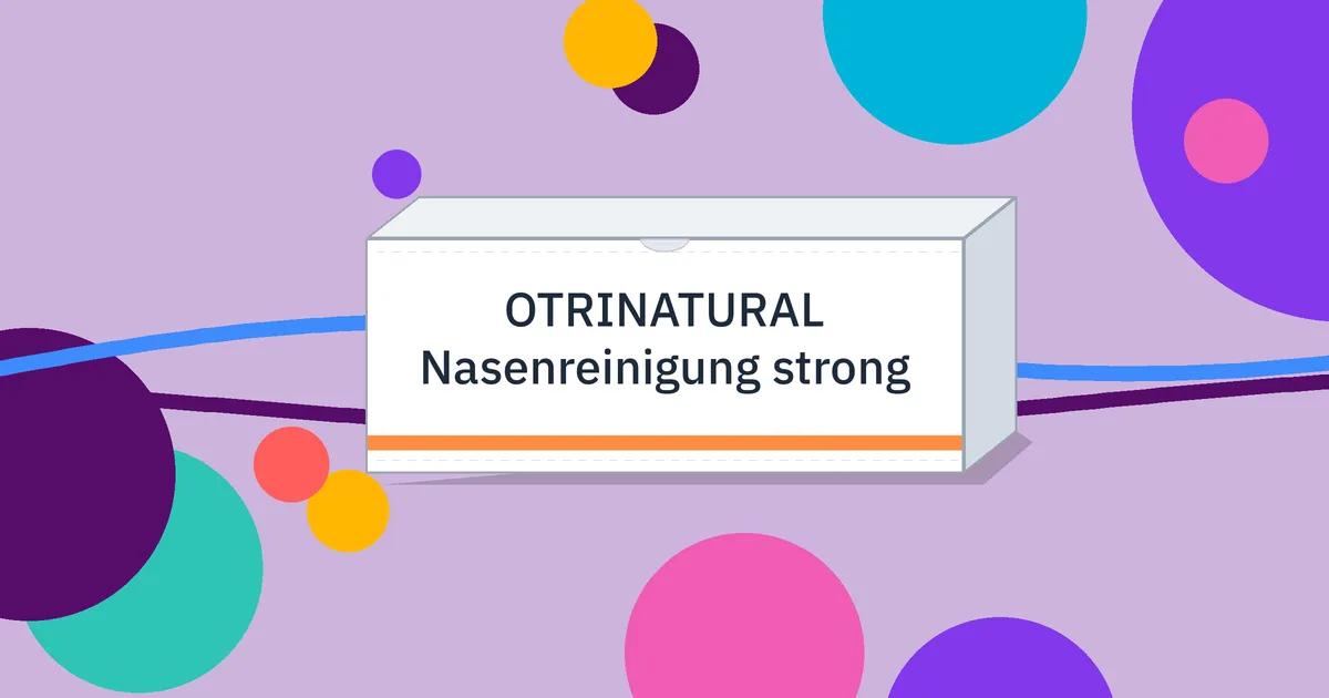 Symbolbild: Packung mit der Aufschrift OTRINATURAL Nasenreinigung strong (PZN 19378706) – Verfügbarkeit und Bezug in Apotheken in Frankfurt am Main