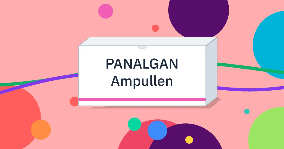Symbolbild: Packung mit der Aufschrift PANALGAN Ampullen (PZN 00554589) – Verfügbarkeit und Bezug in Apotheken in Frankfurt am Main