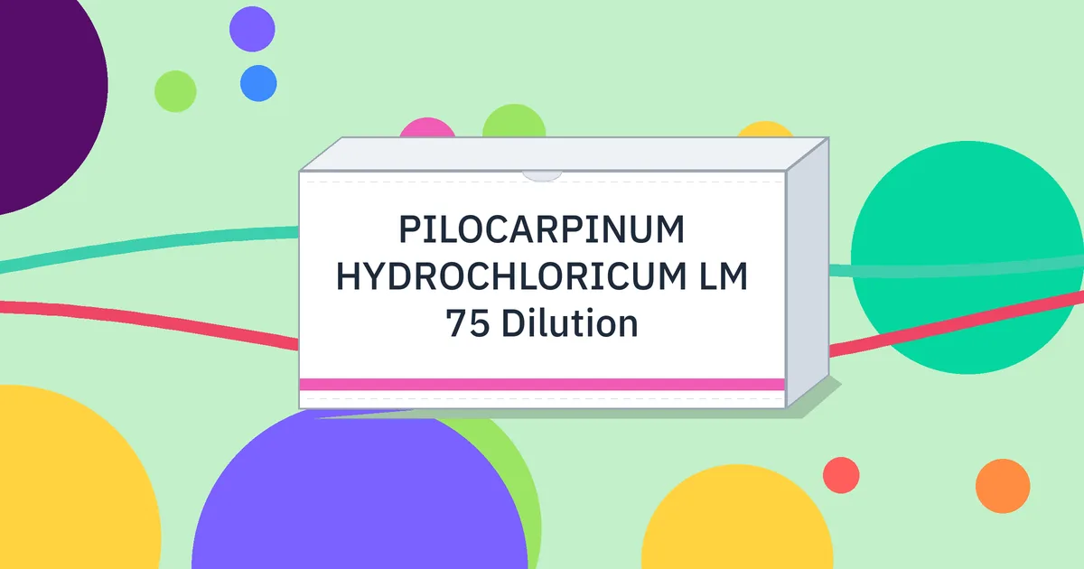 Symbolbild: Packung mit der Aufschrift PILOCARPINUM HYDROCHLORICUM LM 75 Dilution (PZN 13642332) – Verfügbarkeit und Bezug in Apotheken in Frankfurt am Main