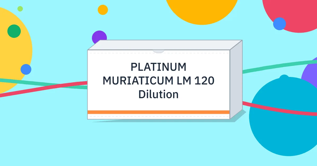 Symbolbild: Packung mit der Aufschrift PLATINUM MURIATICUM LM 120 Dilution (PZN 13648369) – Verfügbarkeit und Bezug in Apotheken in Frankfurt am Main