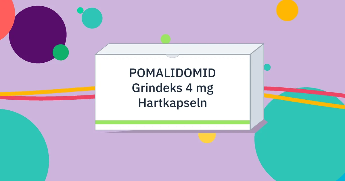 Symbolbild: Packung mit der Aufschrift POMALIDOMID Grindeks 4 mg Hartkapseln (PZN 19991370) – Verfügbarkeit und Bezug in Apotheken in Frankfurt am Main
