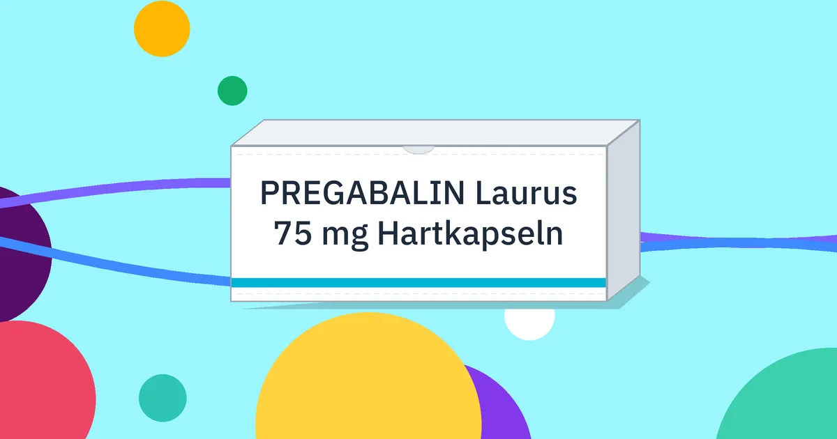 Symbolbild: Packung mit der Aufschrift PREGABALIN Laurus 75 mg Hartkapseln (PZN 16240723) – Verfügbarkeit und Bezug in Apotheken in Frankfurt am Main