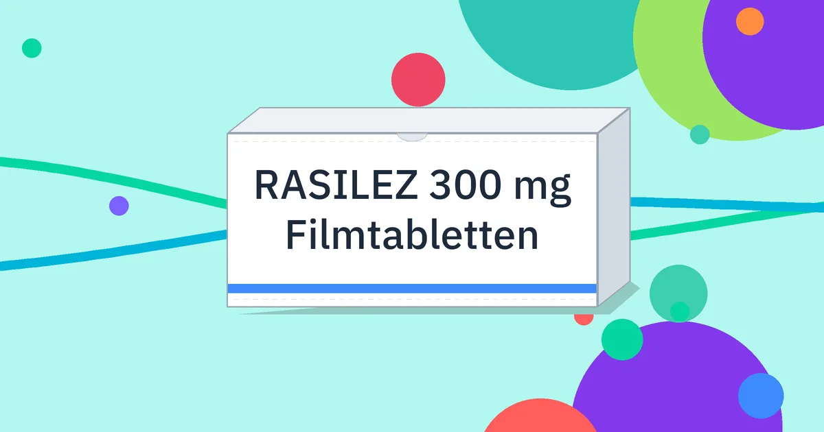 Symbolbild: Packung mit der Aufschrift RASILEZ 300 mg Filmtabletten (PZN 04045933) – Verfügbarkeit und Bezug in Apotheken in Frankfurt am Main