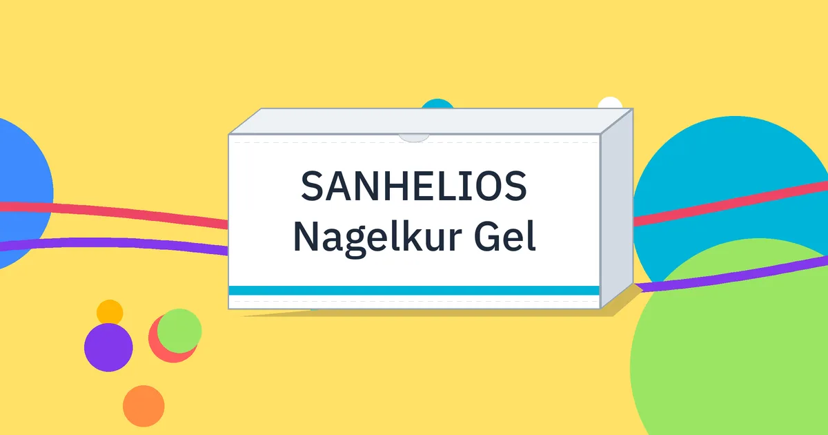 Symbolbild: Packung mit der Aufschrift SANHELIOS Nagelkur Gel (PZN 17836926) – Verfügbarkeit und Bezug in Apotheken in Frankfurt am Main