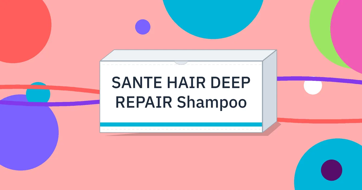 Symbolbild: Packung mit der Aufschrift SANTE HAIR DEEP REPAIR Shampoo (PZN 19419598) – Verfügbarkeit und Bezug in Apotheken in Frankfurt am Main