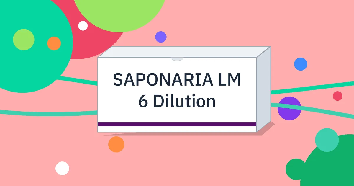 Symbolbild: Packung mit der Aufschrift SAPONARIA LM 6 Dilution (PZN 13686128) – Verfügbarkeit und Bezug in Apotheken in Frankfurt am Main