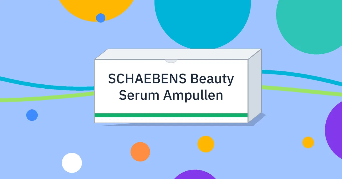 Symbolbild: Packung mit der Aufschrift SCHAEBENS Beauty Serum Ampullen (PZN 15196322) – Verfügbarkeit und Bezug in Apotheken in Frankfurt am Main