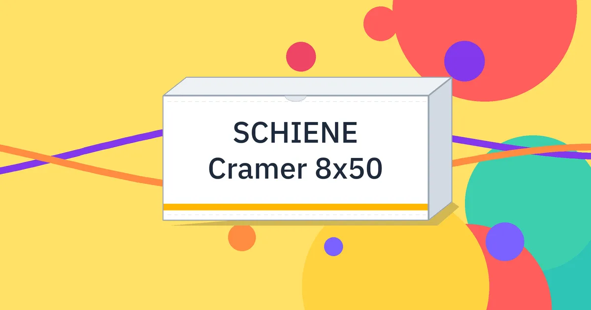 Symbolbild: Packung mit der Aufschrift SCHIENE Cramer 8x50 (PZN 04850238) – Verfügbarkeit und Bezug in Apotheken in Frankfurt am Main