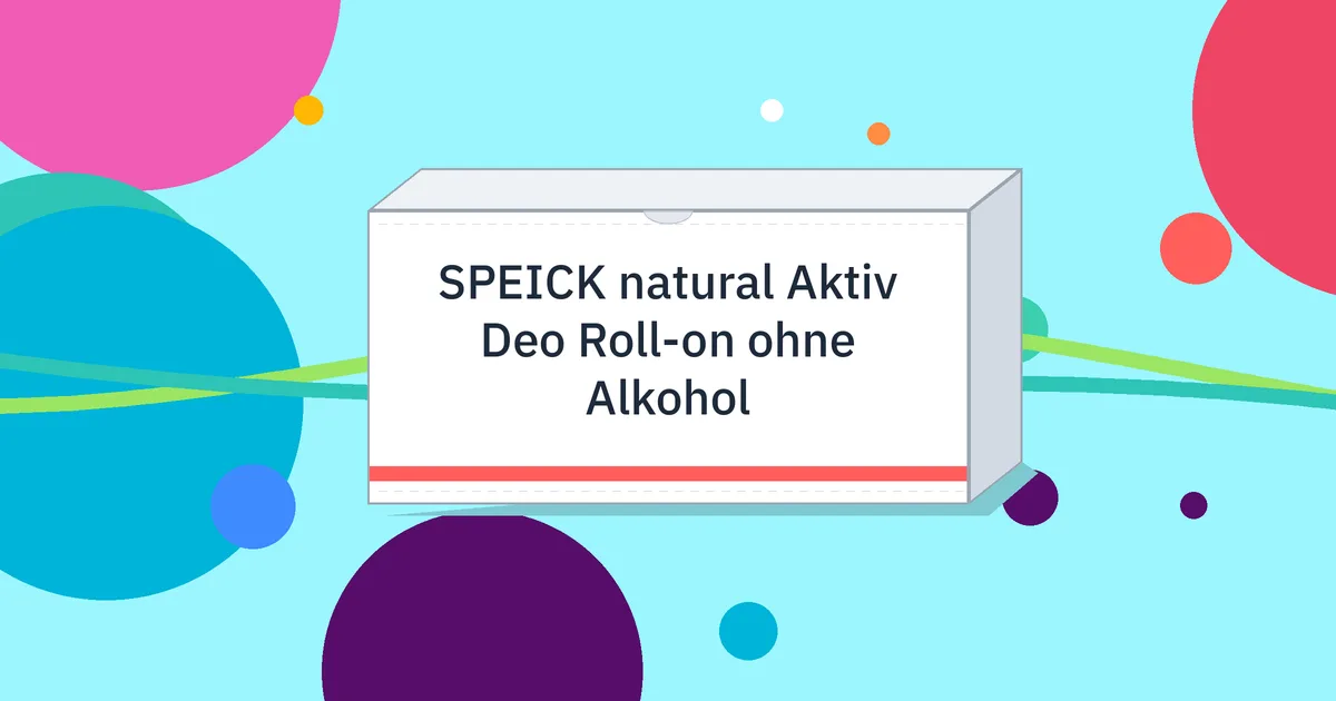 Symbolbild: Packung mit der Aufschrift SPEICK natural Aktiv Deo Roll-on ohne Alkohol (PZN 13970740) – Verfügbarkeit und Bezug in Apotheken in Frankfurt am Main