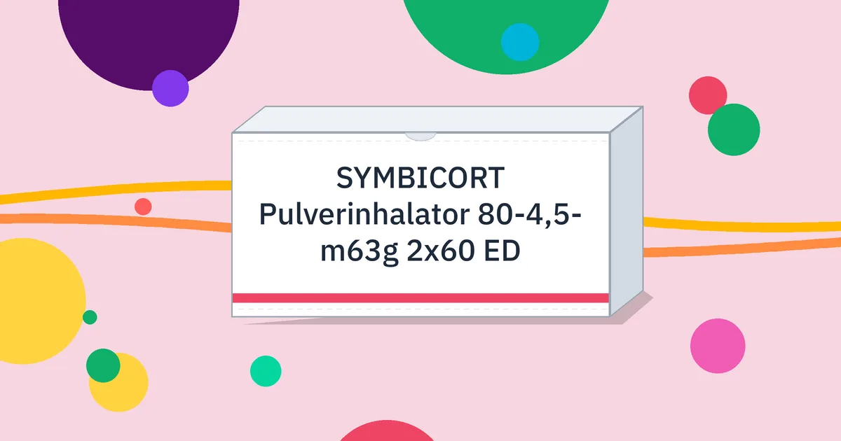 Symbolbild: Packung mit der Aufschrift SYMBICORT Pulverinhalator 80-4,5-m63g 2x60 ED (PZN 05464922) – Verfügbarkeit und Bezug in Apotheken in Frankfurt am Main