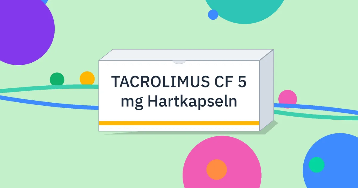Symbolbild: Packung mit der Aufschrift TACROLIMUS CF 5 mg Hartkapseln (PZN 18028163) – Verfügbarkeit und Bezug in Apotheken in Frankfurt am Main