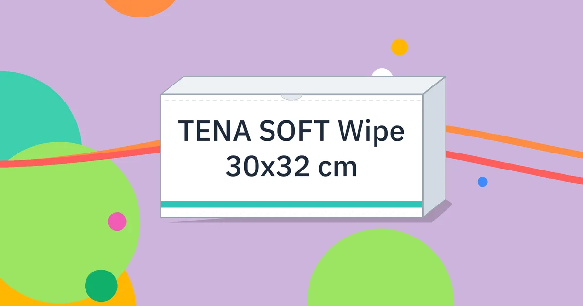 Symbolbild: Packung mit der Aufschrift TENA SOFT Wipe 30x32 cm (PZN 04941952) – Verfügbarkeit und Bezug in Apotheken in Frankfurt am Main