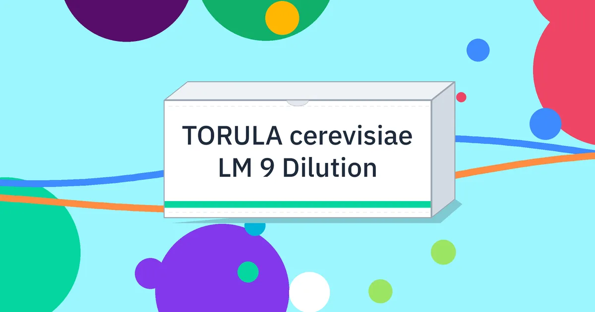 Symbolbild: Packung mit der Aufschrift TORULA cerevisiae LM 9 Dilution (PZN 13225700) – Verfügbarkeit und Bezug in Apotheken in Frankfurt am Main