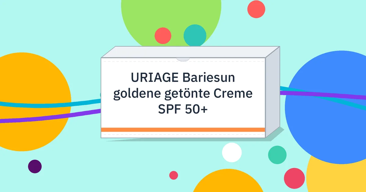 Symbolbild: Packung mit der Aufschrift URIAGE Bariesun goldene getönte Creme SPF 50+ (PZN 17182784) – Verfügbarkeit und Bezug in Apotheken in Frankfurt am Main
