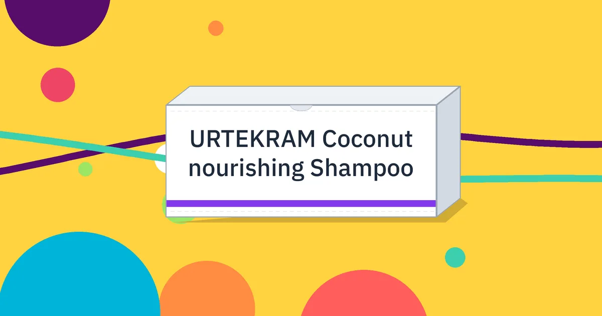 Symbolbild: Packung mit der Aufschrift URTEKRAM Coconut nourishing Shampoo (PZN 19477934) – Verfügbarkeit und Bezug in Apotheken in Frankfurt am Main