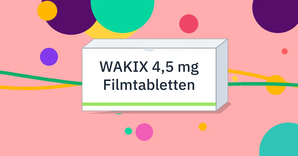 Symbolbild: Packung mit der Aufschrift WAKIX 4,5 mg Filmtabletten (PZN 16354013) – Verfügbarkeit und Bezug in Apotheken in Frankfurt am Main