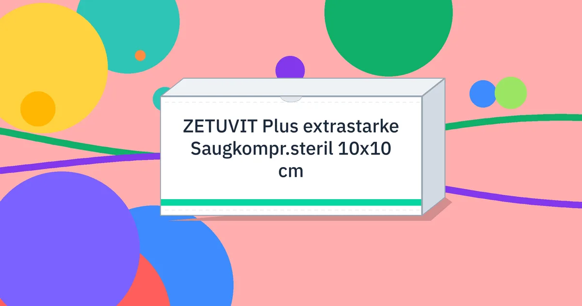 Symbolbild: Packung mit der Aufschrift ZETUVIT Plus extrastarke Saugkompr.steril 10x10 cm (PZN 04871772) – Verfügbarkeit und Bezug in Apotheken in Frankfurt am Main