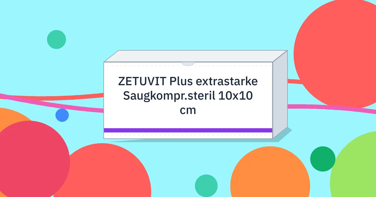 Symbolbild: Packung mit der Aufschrift ZETUVIT Plus extrastarke Saugkompr.steril 10x10 cm (PZN 11593635) – Verfügbarkeit und Bezug in Apotheken in Frankfurt am Main