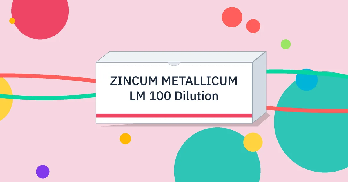 Symbolbild: Packung mit der Aufschrift ZINCUM METALLICUM LM 100 Dilution (PZN 13295304) – Verfügbarkeit und Bezug in Apotheken in Frankfurt am Main