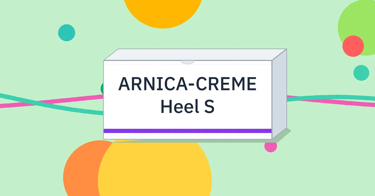 Symbolbild: Packung mit der Aufschrift ARNICA-CREME Heel S (PZN 05356865) – Verfügbarkeit und Bezug in Apotheken in Frankfurt am Main