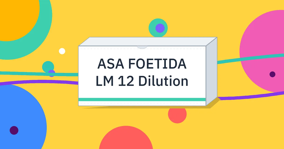 Symbolbild: Packung mit der Aufschrift ASA FOETIDA LM 12 Dilution (PZN 06921215) – Verfügbarkeit und Bezug in Apotheken in Frankfurt am Main