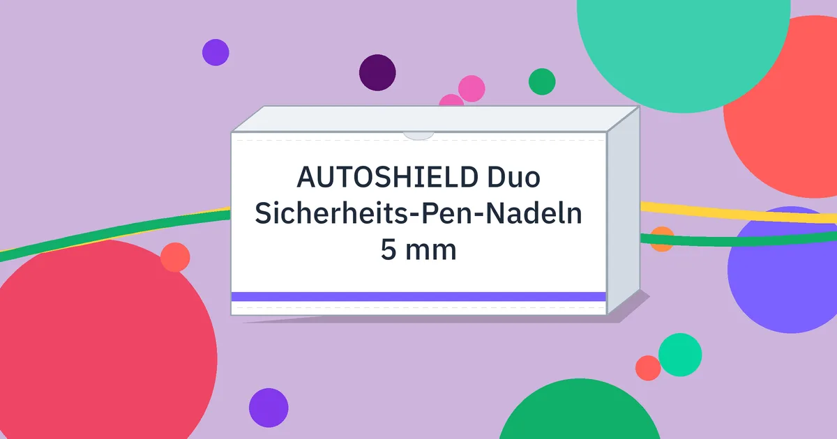 Symbolbild: Packung mit der Aufschrift AUTOSHIELD Duo Sicherheits-Pen-Nadeln 5 mm (PZN 20539876) – Verfügbarkeit und Bezug in Apotheken in Frankfurt am Main