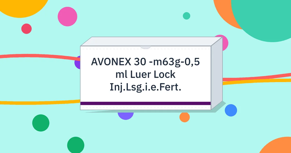 Symbolbild: Packung mit der Aufschrift AVONEX 30 -m63g-0,5 ml Luer Lock Inj.Lsg.i.e.Fert. (PZN 17924458) – Verfügbarkeit und Bezug in Apotheken in Frankfurt am Main