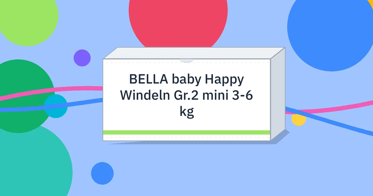 Symbolbild: Packung mit der Aufschrift BELLA baby Happy Windeln Gr.2 mini 3-6 kg (PZN 18816067) – Verfügbarkeit und Bezug in Apotheken in Frankfurt am Main