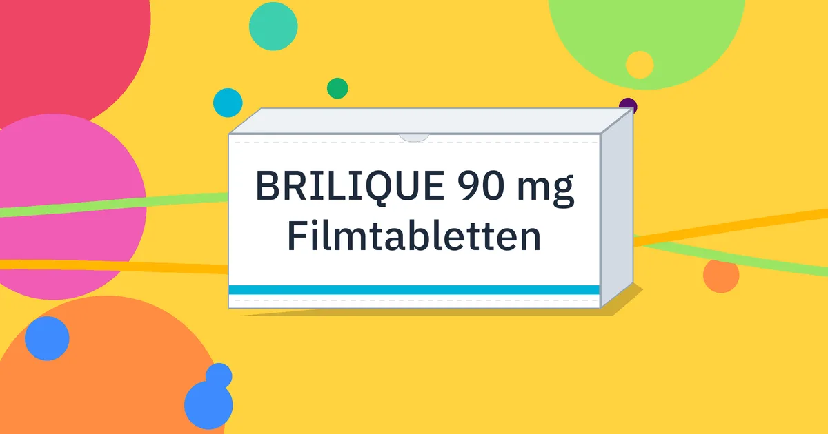 Symbolbild: Packung mit der Aufschrift BRILIQUE 90 mg Filmtabletten (PZN 20039234) – Verfügbarkeit und Bezug in Apotheken in Frankfurt am Main